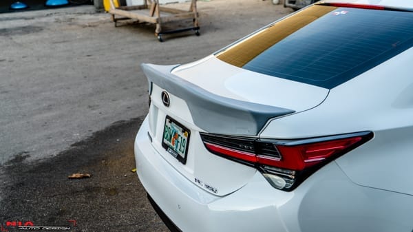 Lexus RC Rear Duck Bill Trunk Wing Spoiler V1 (2015-2025) – Nia Body Kits