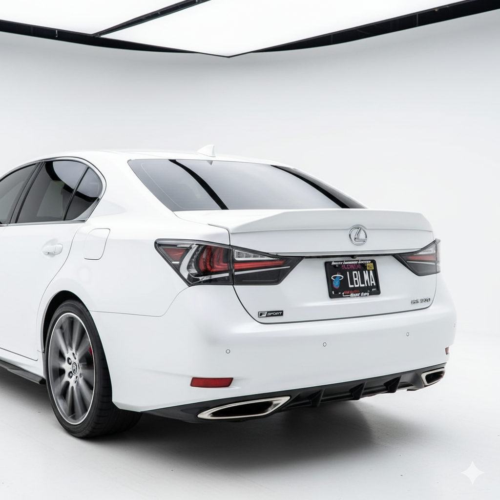 Lexus GS Base Model, F-Sport, GS-F NIA Rear Ducktail Wing Spoiler V1 2 ...