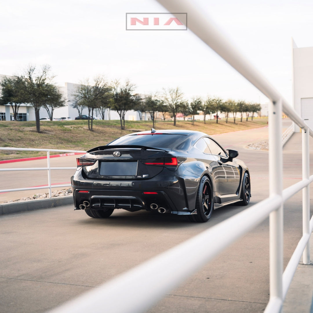 Lexus RC-F NIA Rear Bumper Lip Spats 2020-2025 – Nia Body Kits