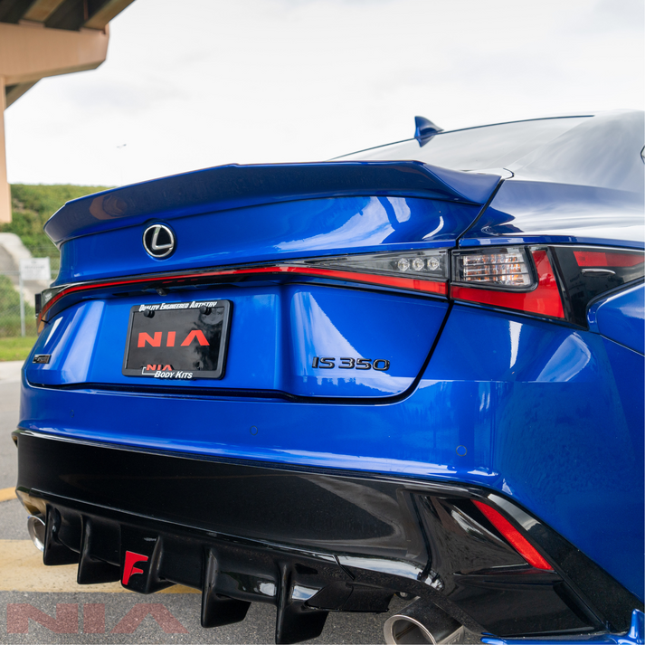 Lexus IS Rear Trunk Duck Tail Lid Spoiler Wing 2021-2025 – Nia Body Kits