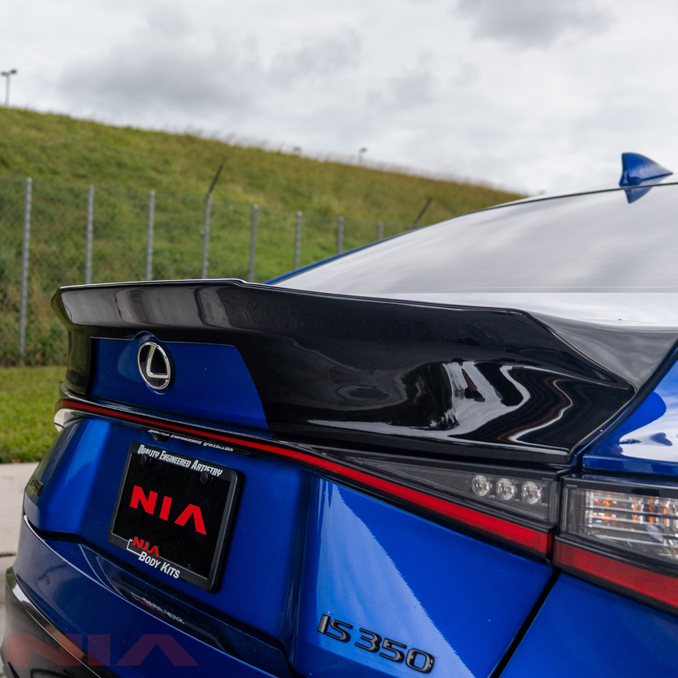 Lexus IS F-Sport, Base Model, IS-500 NIA Duck tail wing trunk Spoiler ...