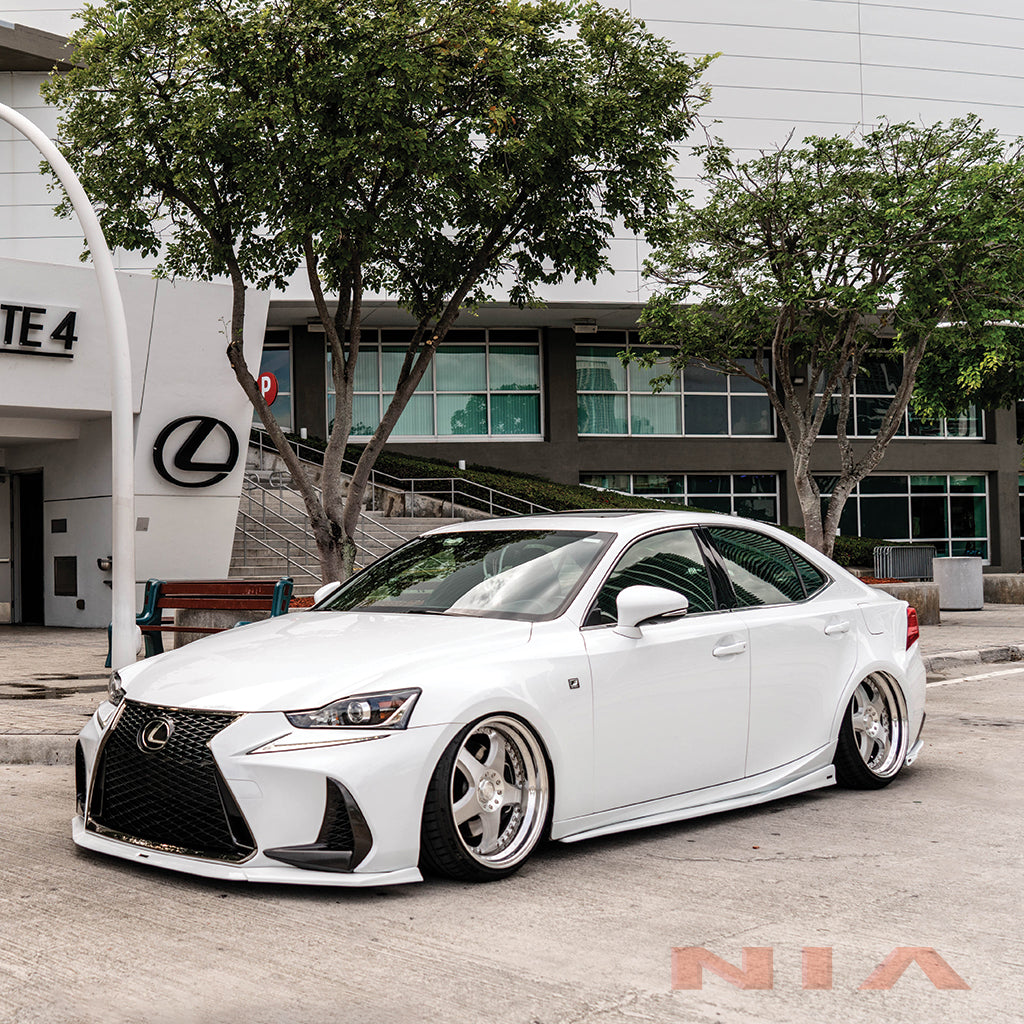 Lexus IS300 IS350 IS200T Side Skirts NIA Splitter Lip Body Kit 2017-20 ...