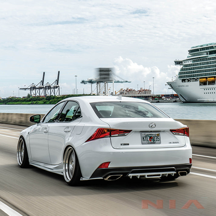 Lexus IS Base Model, F-Sport NIA Full lip Body Kit 6pcs (Front Splitte ...