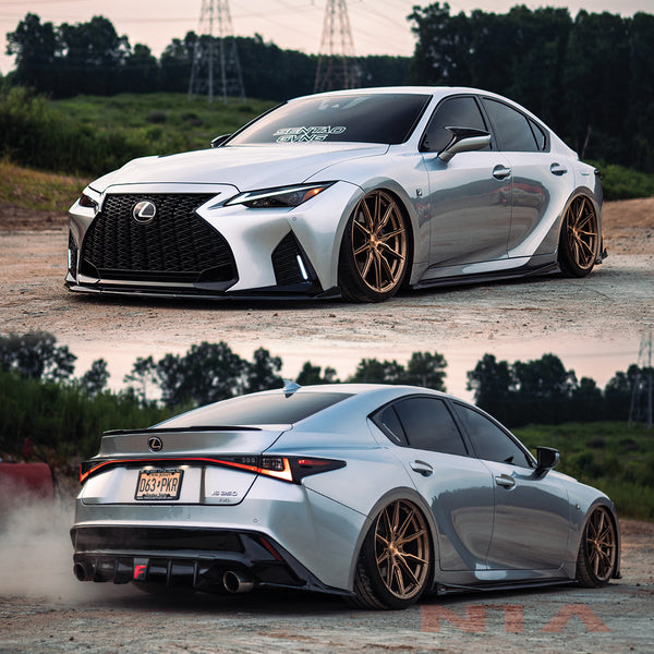 Lexus IS300 IS350 F Sport 2021-2025 Full Kit + Rear Bumper Extension w ...