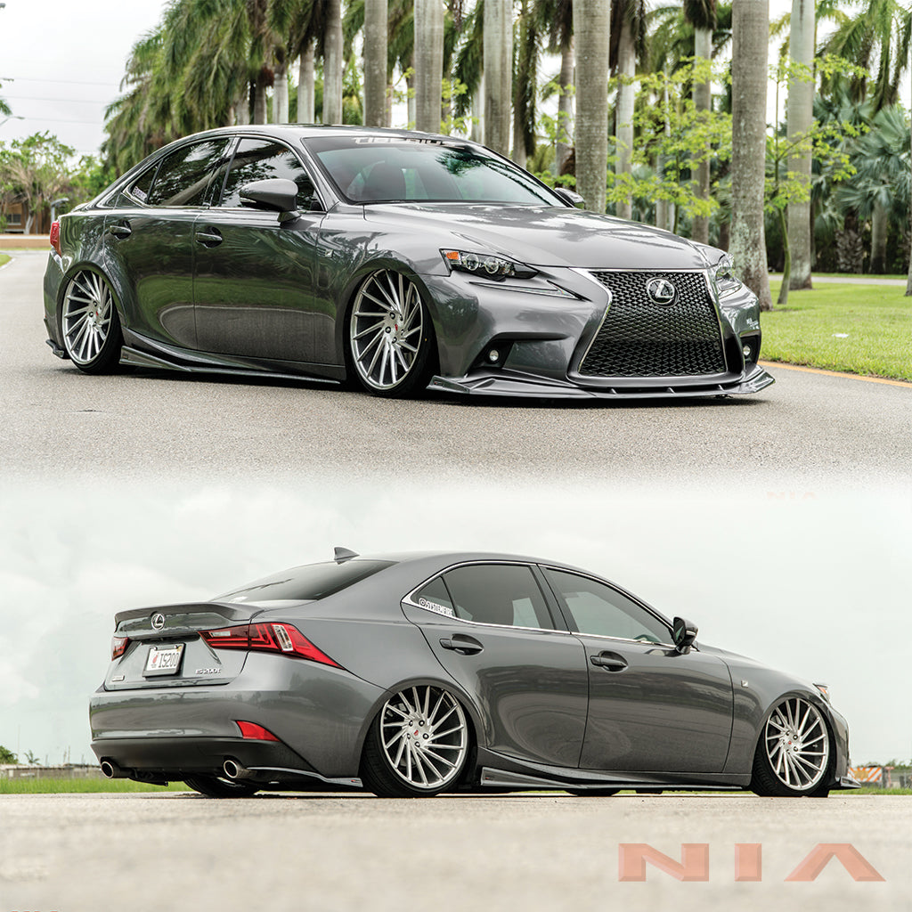 Lexus IS F-Sport 2014-16 | Full Splitter Lip Body Kit | (Front, Sides ...