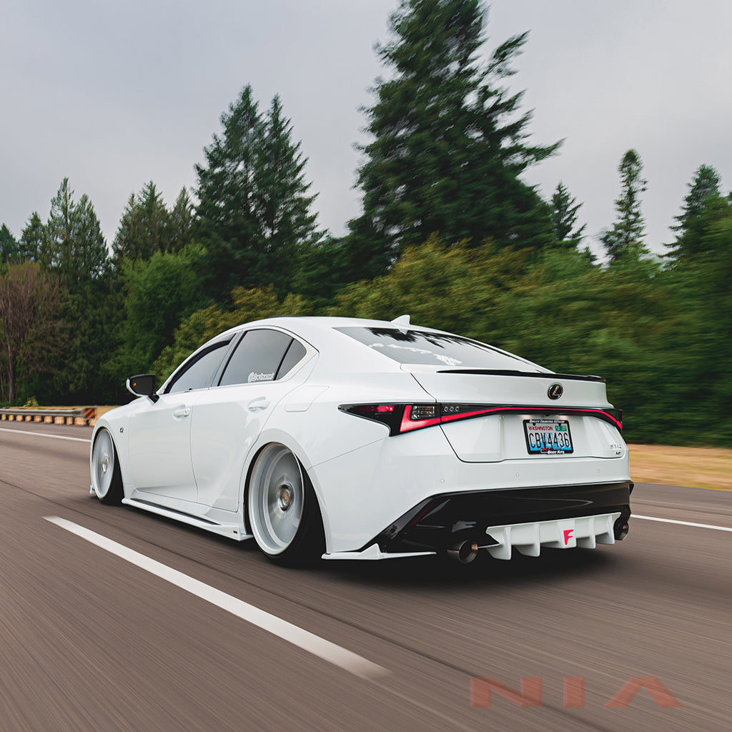 Lexus IS300 IS350 F Sport 2021-2024 Full Kit + Rear Bumper Extension 6 ...