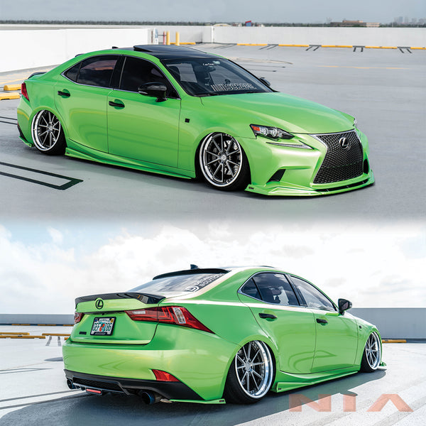 Lexus IS F-Sport 2014-16 | Full Splitter Lip Body Kit | (Front, Sides ...