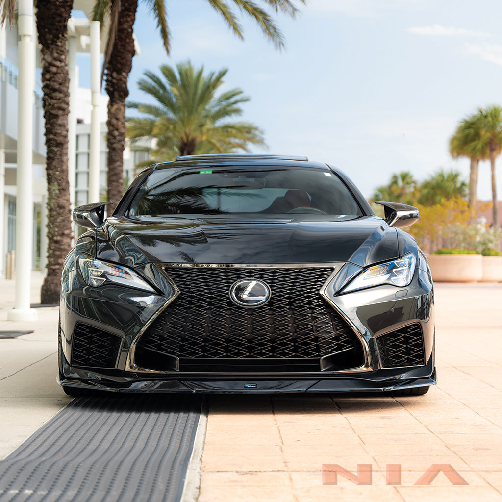 Lexus RC-F Front NIA Splitter lip body kit (2020-2025) – Nia Body Kits