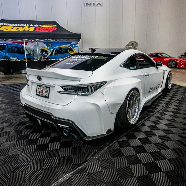 Lexus RC-F NIA Ducktail Spoiler Wing V1 2015-2025 in ABS – Nia Body Kits