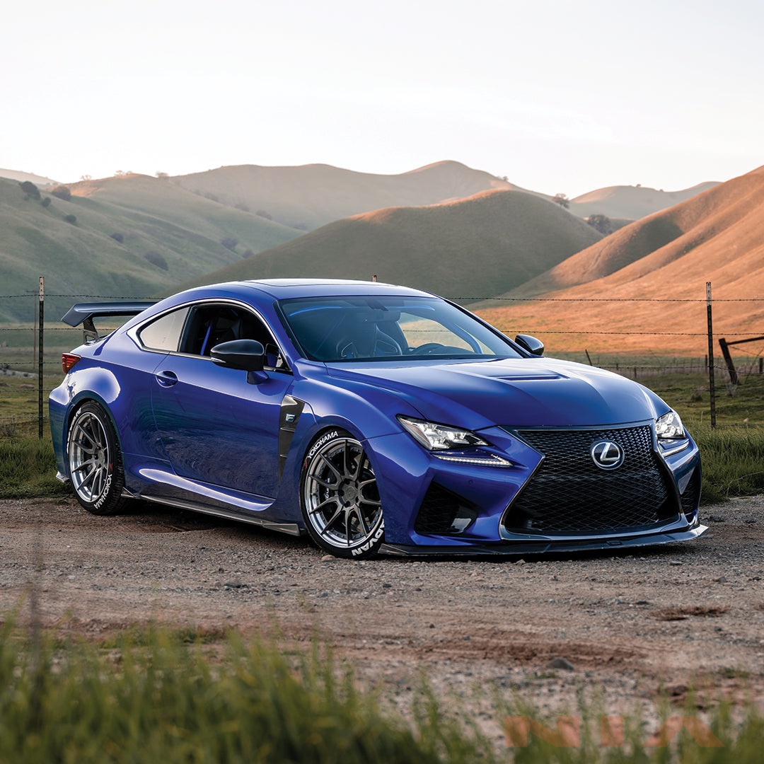 Lexus RC-F NIA Full lip Body Kit 5pcs (Front Splitter, Side Skirt Rock ...