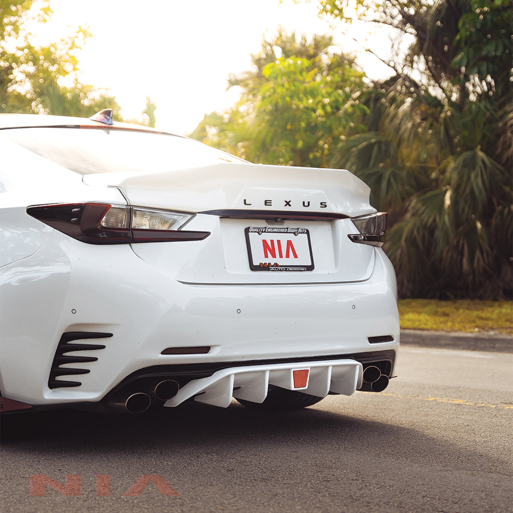 Lexus RC Rear Duck Bill Trunk Wing Spoiler V2 2015-2018 – Nia Body Kits