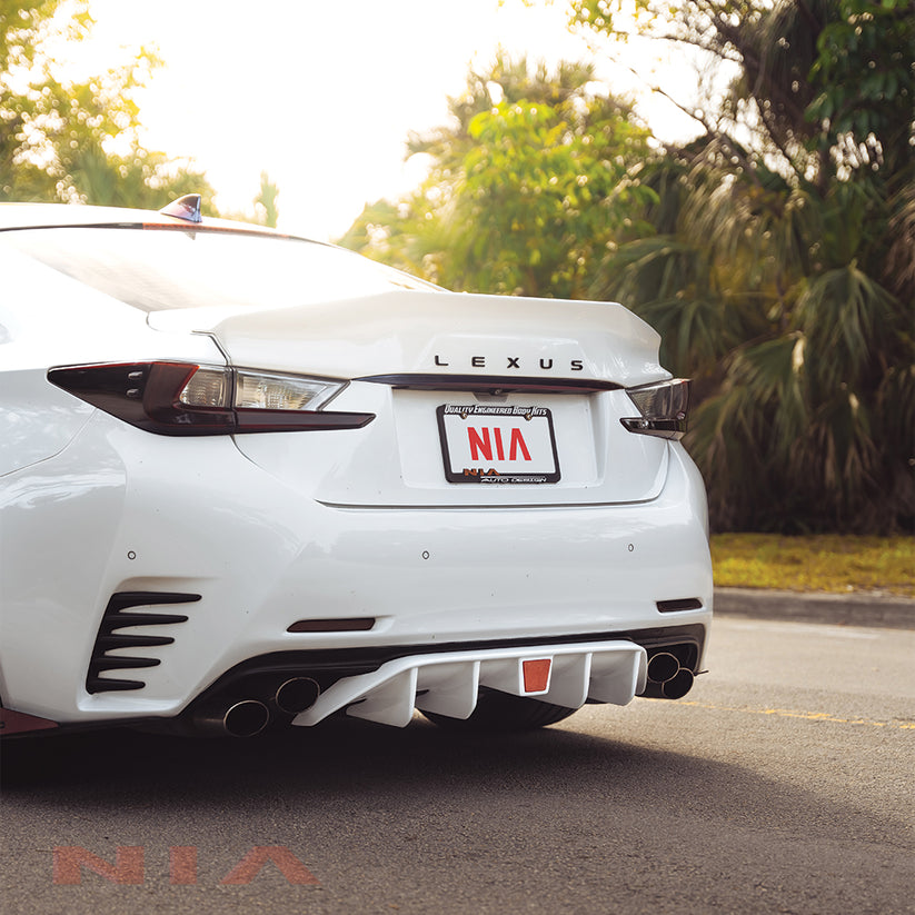 Lexus RC Rear Duck Bill Trunk Wing Spoiler V2 2015-2018 – Nia Body Kits