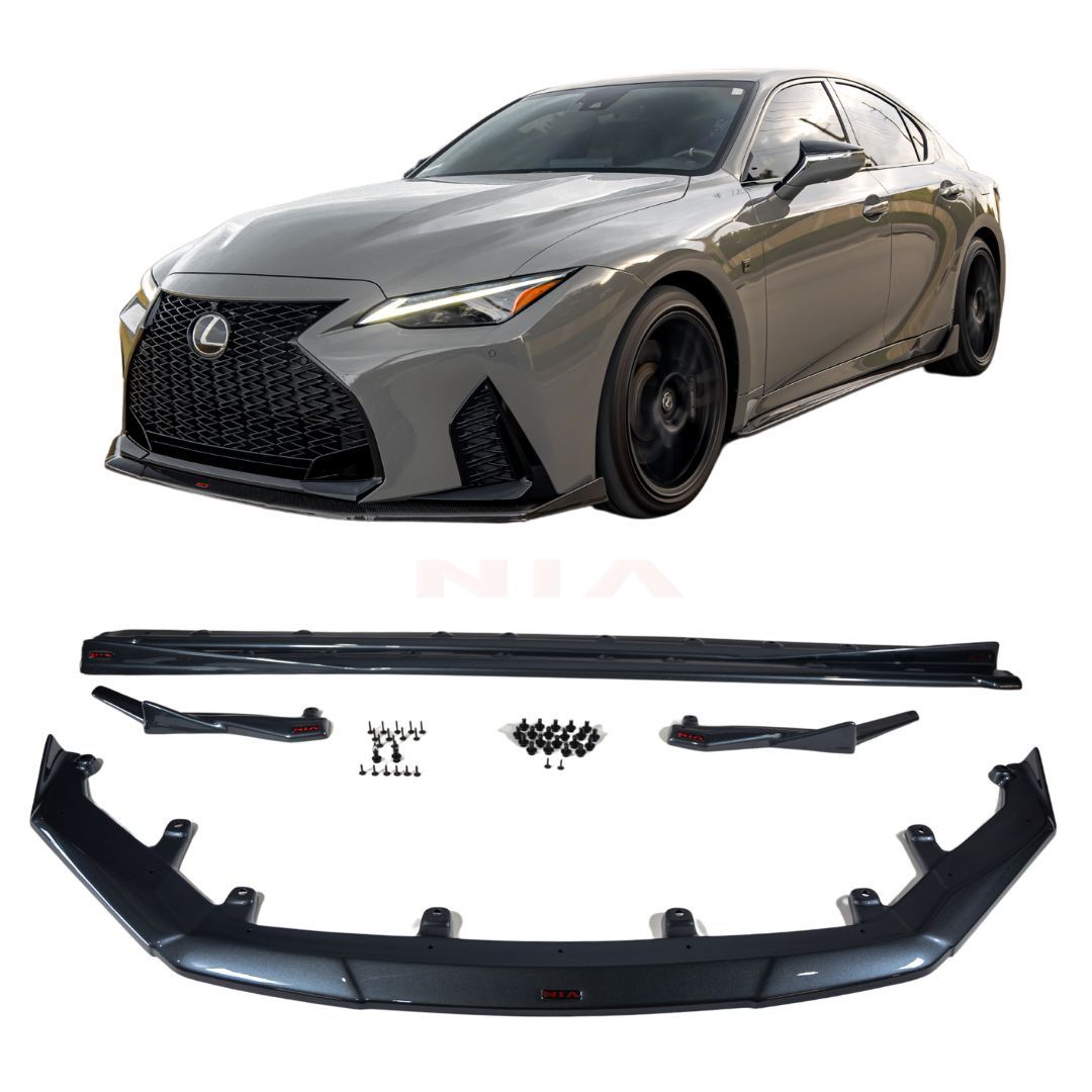 Lexus IS 500 NIA full splitter lip bodykit 5pcs (front lip, side skirt ...