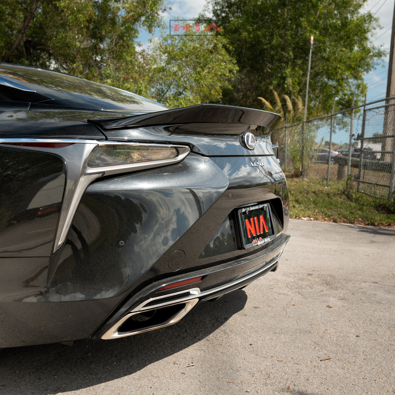 Lexus LC 500 NIA Rear Duck Bill Spoiler 2018-25 (*Not Compatible w/ Co ...