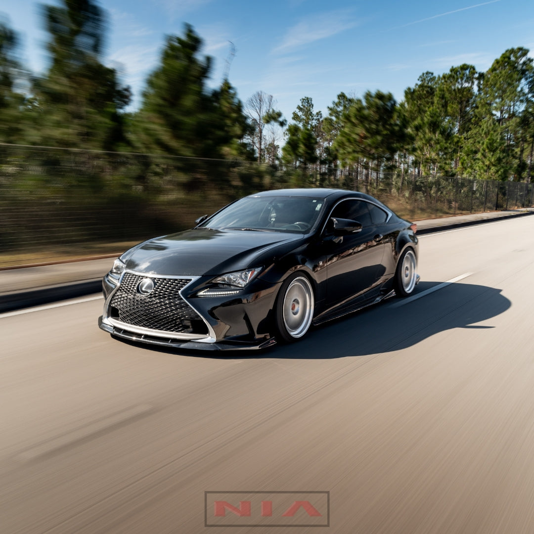 Lexus RC Front NIA Splitter lip body Kit (2015-18) RC350 RC200t RC300 ...