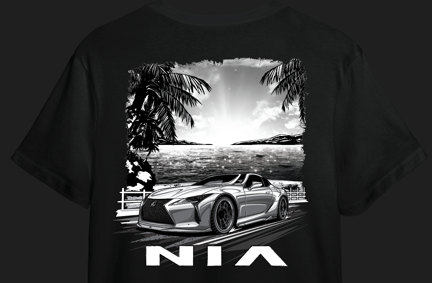 NIA Lexus LC500 T-Shirt [PRE-ORDER] – Nia Body Kits