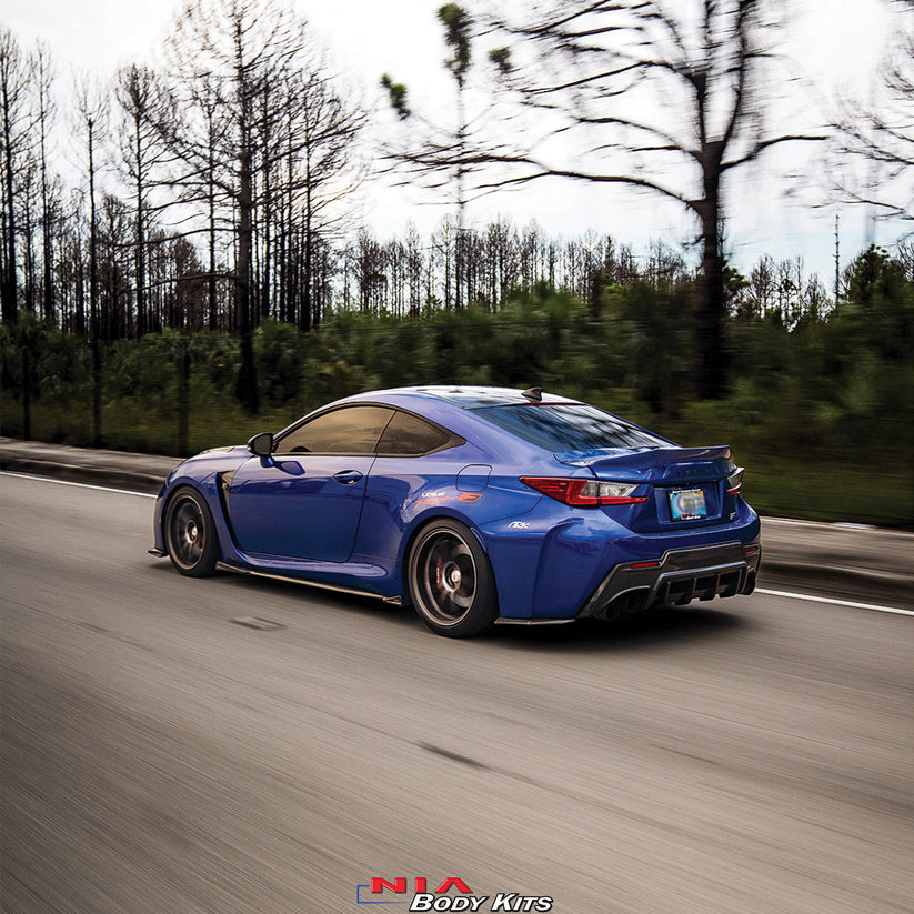 Lexus RC-F NIA Rear Wing Ducktail Spoiler V3 w/ New Lexus Emblem 2015 ...
