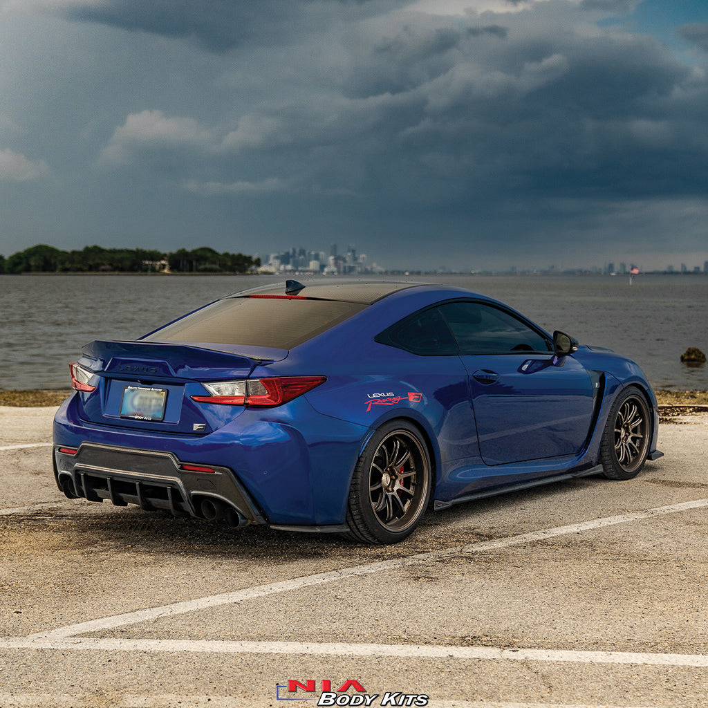 Lexus RC-F NIA Rear Wing Ducktail Spoiler V3 w/ New Lexus Emblem 2015 ...