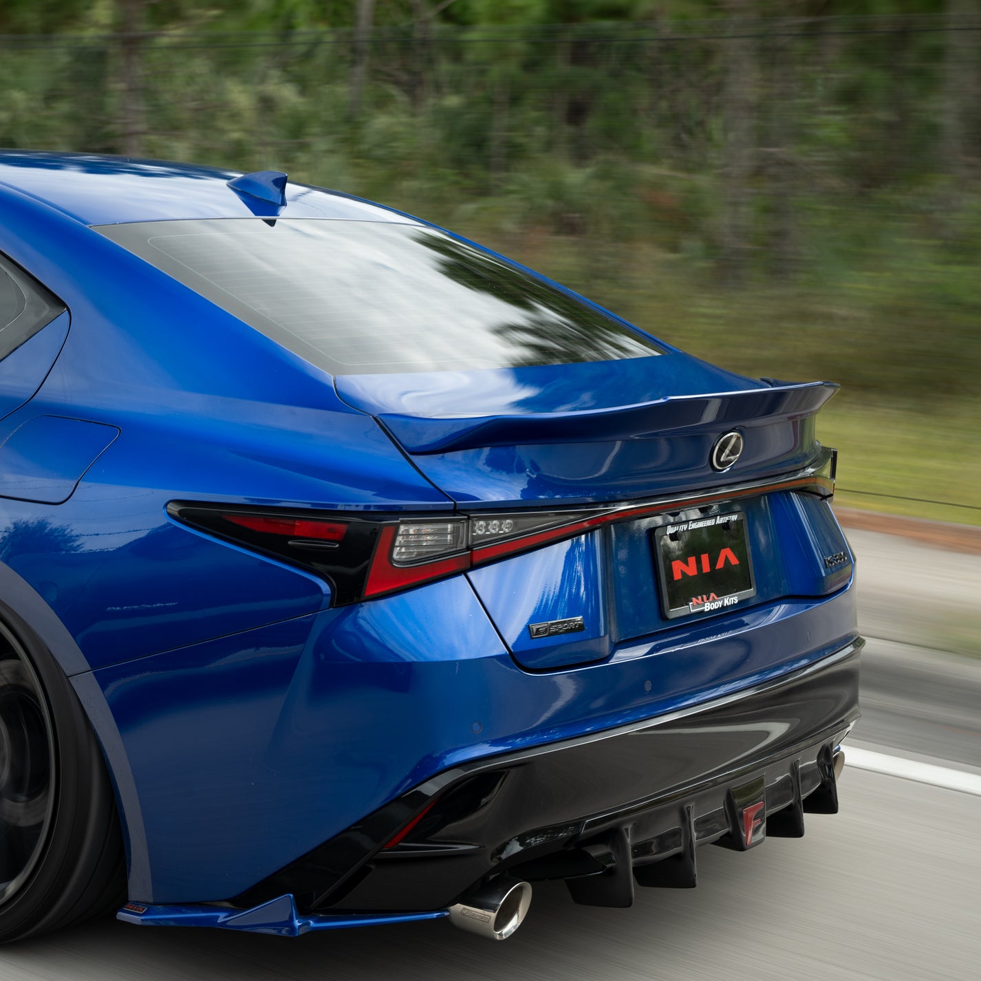 Lexus IS Rear Trunk Duck Tail Lid Spoiler Wing 2021-2025 – Nia Body Kits