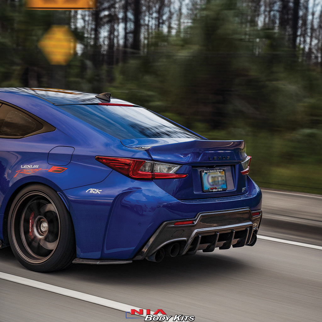 Lexus RC-F NIA Rear Wing Ducktail Spoiler V3 w/ New Lexus Emblem 2015 ...
