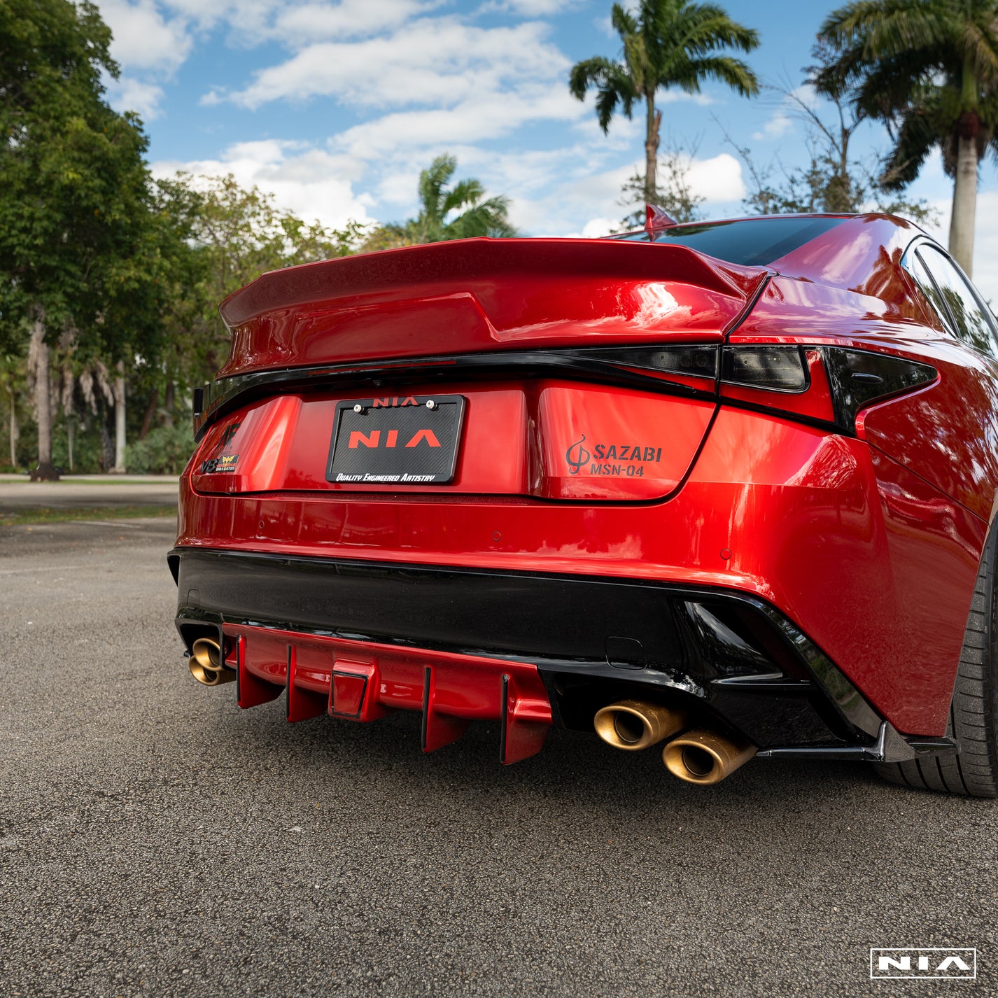 Lexus IS Base Model, F-sport, IS500 NIA Rear Duck Bill Trunk Spoiler V ...