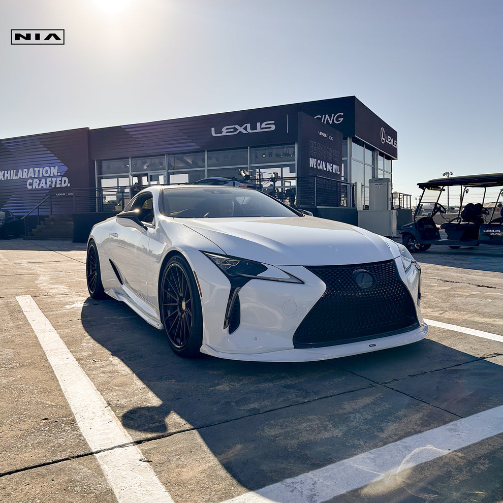 Lexus LC 500 NIA Full lip Body Kit 6pcs (Front Splitter, Side Skirt Ro ...