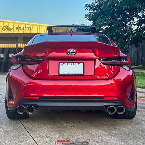 Lexus RC Rear Duck Bill Trunk Wing Spoiler V1 (2015-2025) – Nia Body Kits