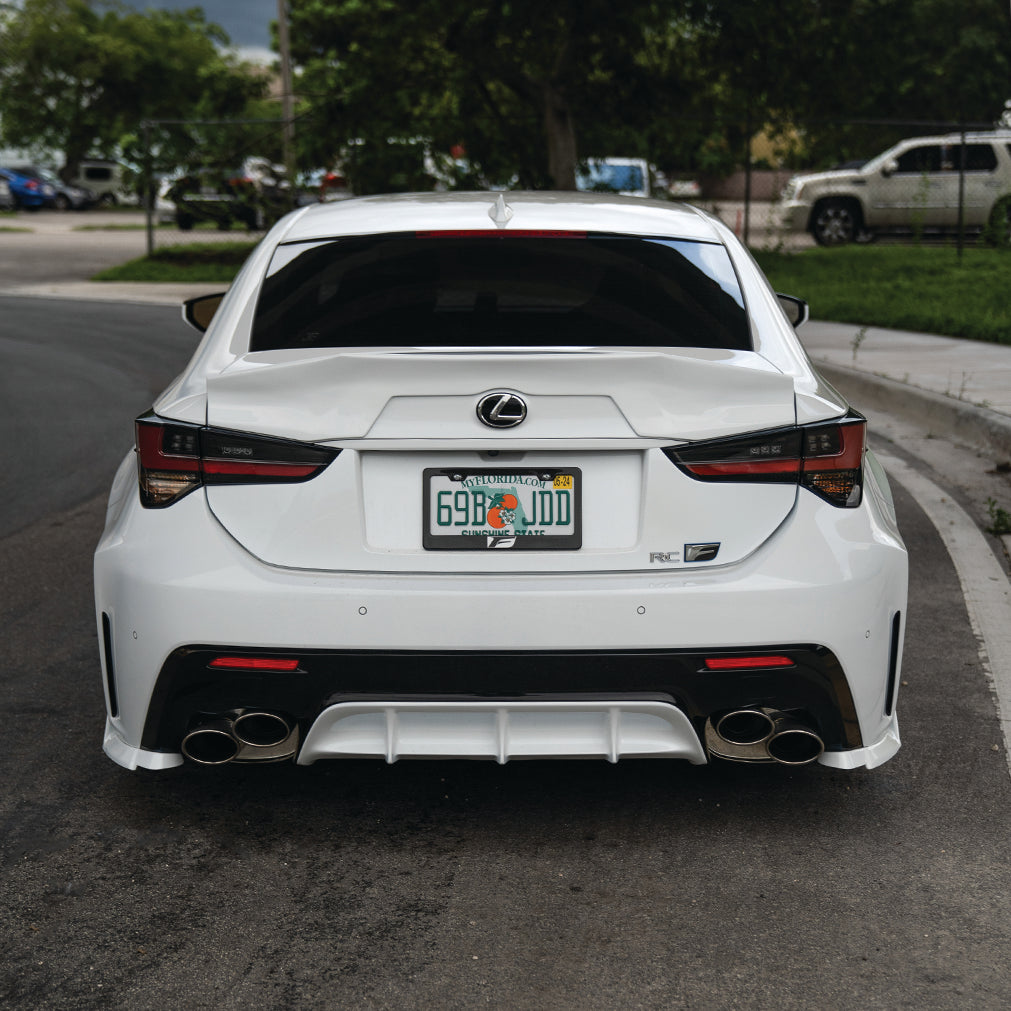Lexus RC-F Rear Duck Bill Trunk Wing Spoiler V2 (2015-2025) – Nia Body Kits