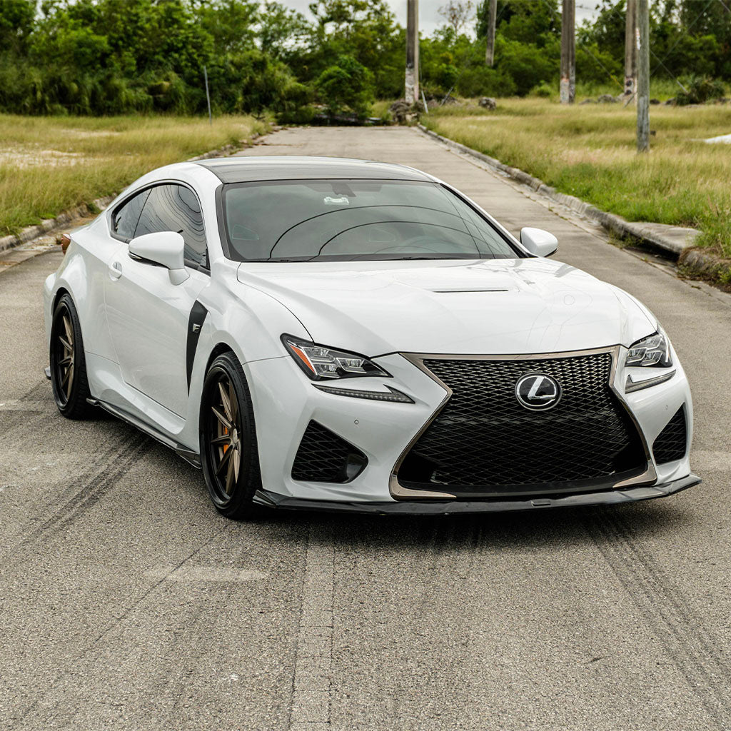 Lexus RC-F NIA Full Splitter Lip Kit + Bumper Extension (Front, Sides ...