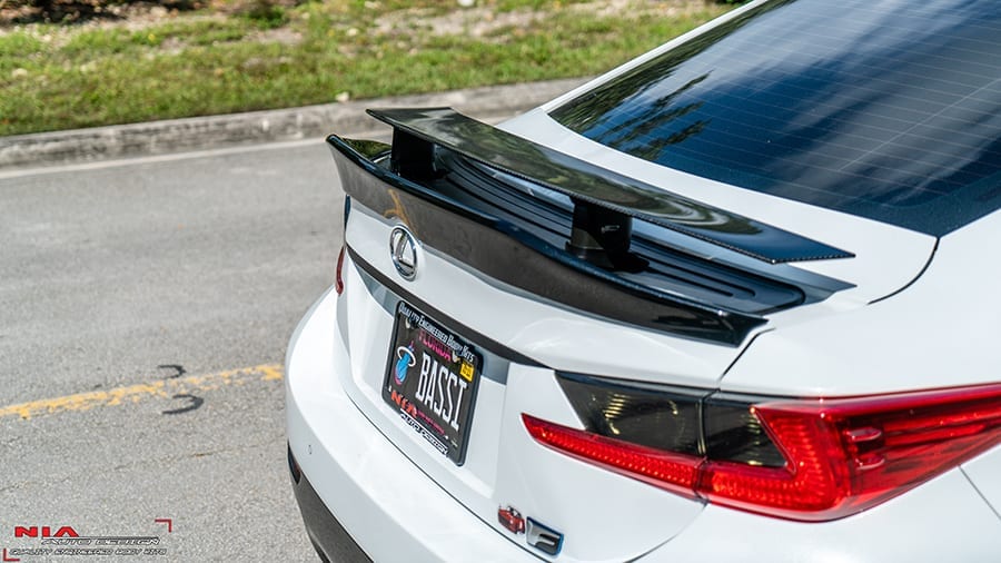 Lexus RC-F Rear Spoiler Wing V1 (2015-2025) – Nia Body Kits