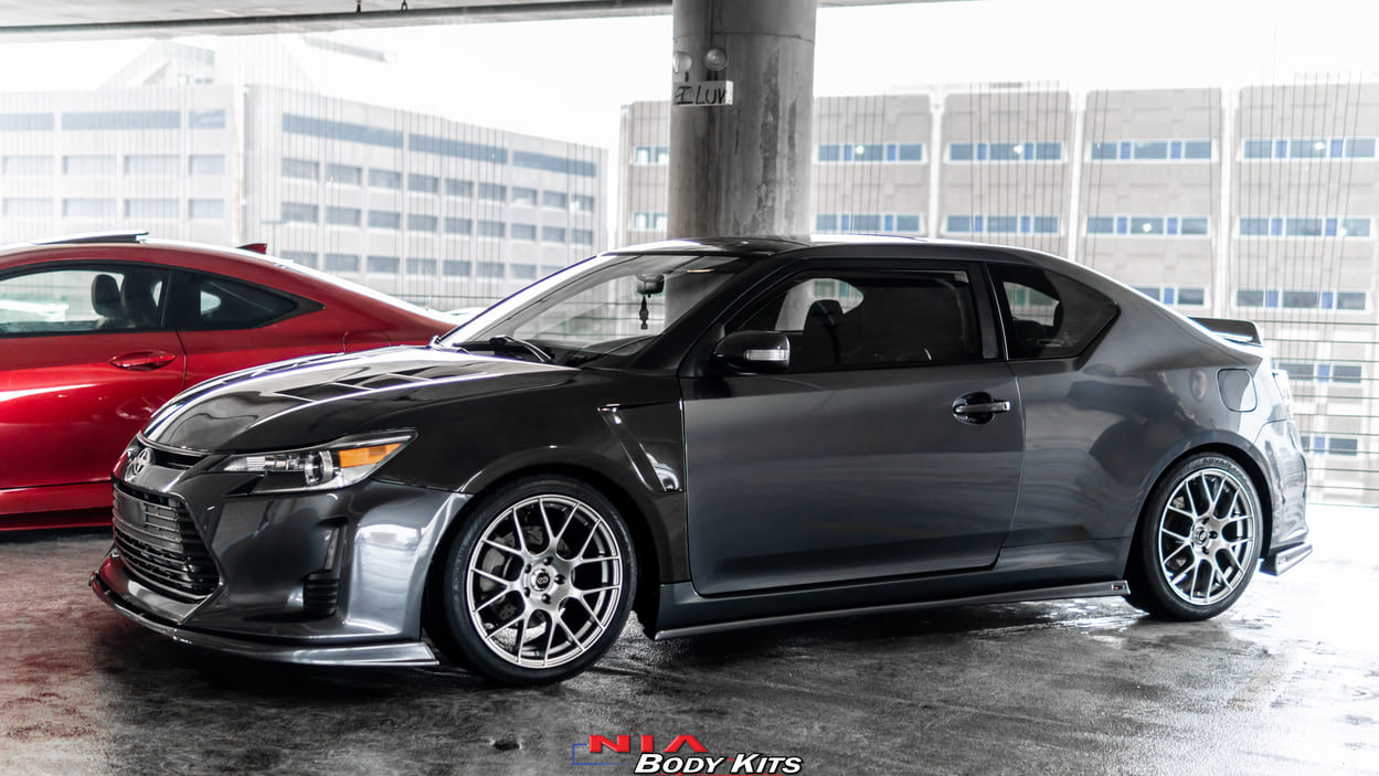 Scion tC NIA Side Skirts Splitter Lip body kit 2014-2016 – Nia Body Kits