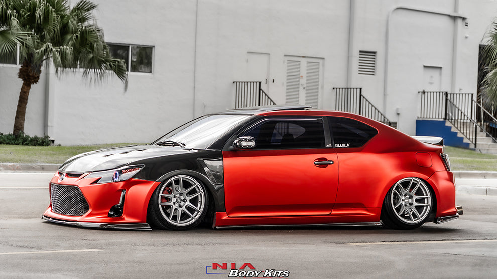 Scion tC NIA Side Skirts Splitter Lip body kit 2014-2016 – Nia Body Kits